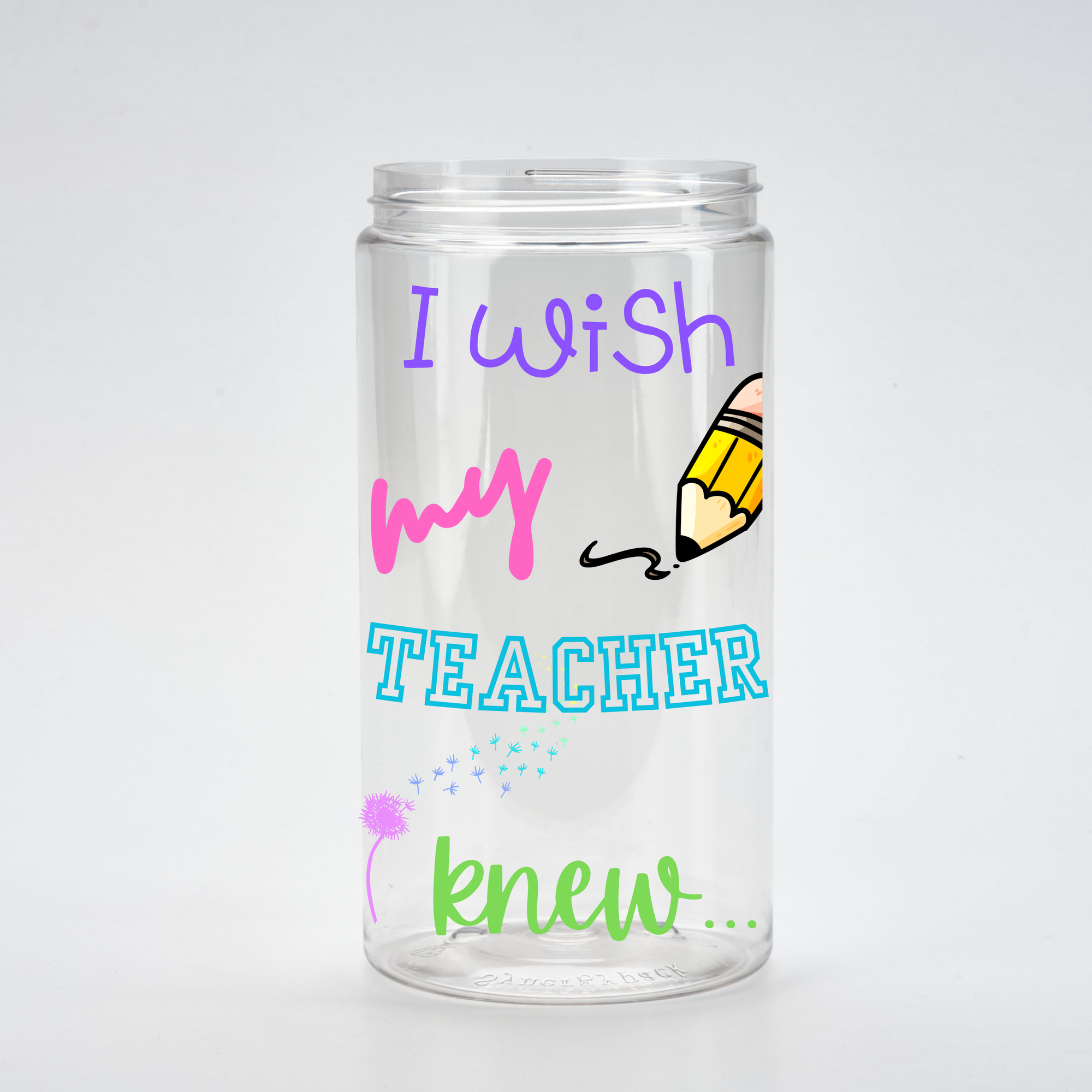 Upgraded! I wish my teacher knew.... Classroom jar – Clever Classroom