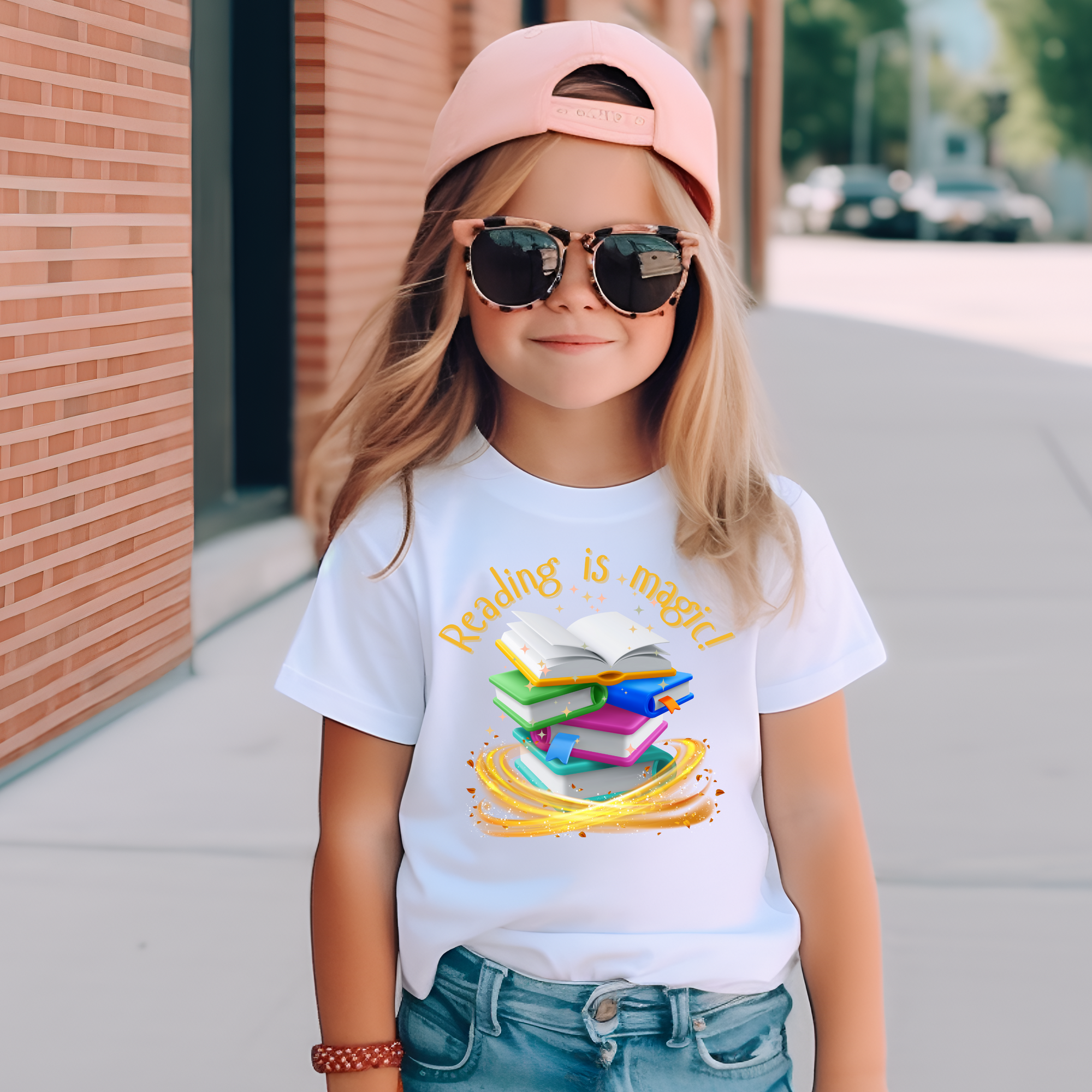 Kid's Book Week - Reading is Magic - Bright Books t-shirt – Clever ...