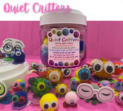 Clever Classroom How to use Quiet Critters in your classroom %art...