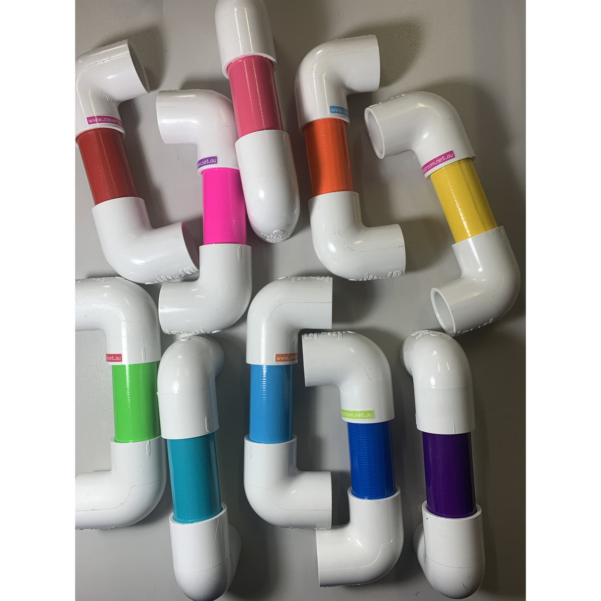 10 Pack Bright Colours Whisper Phones