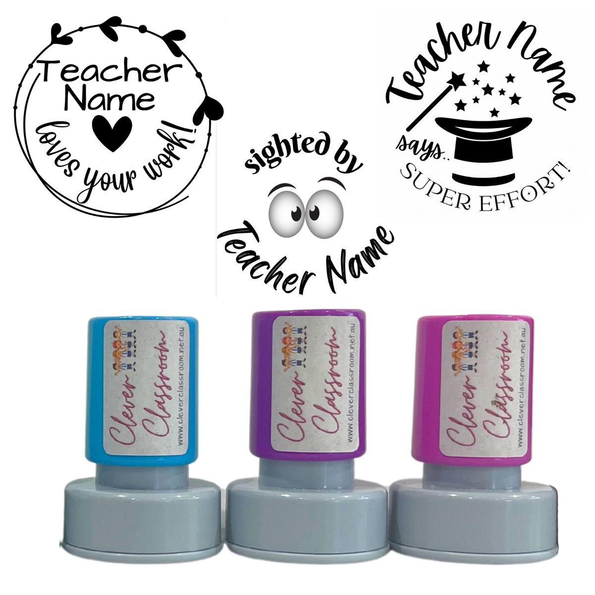 Stamp Set - 3 x Marking Stamps 30mm