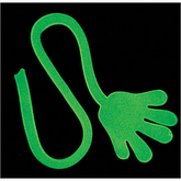 6 Pack Glow in the Dark Sticky Hands Slap Hands Stretchy Jelly Toys ...