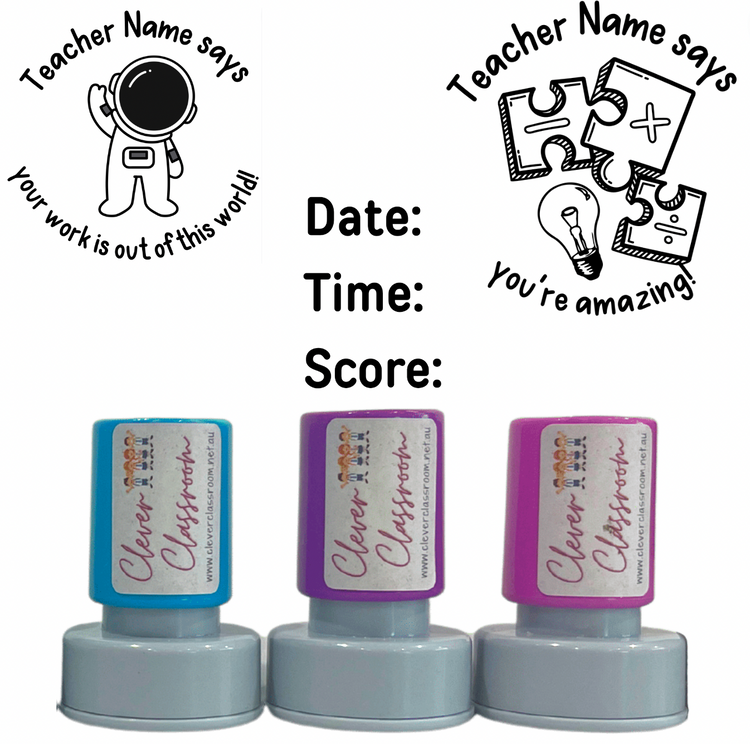 Stamp Set - 3 x Maths Stamps 30mm – Clever Classroom