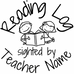 Stamp Set - 3 x Reading Teacher Stamps 30mm – Clever Classroom