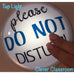 Do not disturb" - Tap / Touch / Push Lights - 140mm / 5.5inch diameter ...