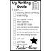 My Writing Goals Checklist Stamp - Rectangle 43 x 67mm – Clever Classroom