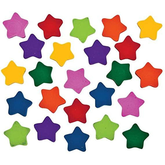 100 Mini STARS Erasers Pack